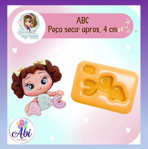 Molde de Silicon ABC AdM – Abi BowSupplies